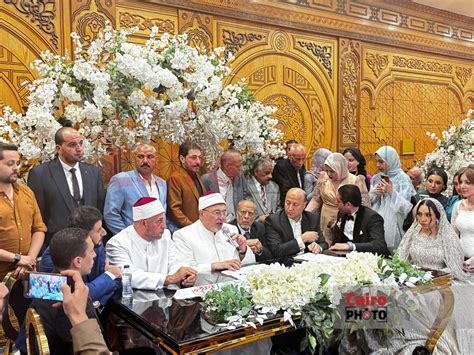 الداعية الإسلامي رمضان عبد الرازق يحتفل بعقد قران ابنته بحضور عدد من