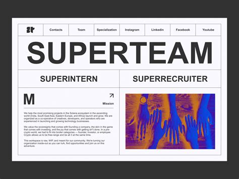 superintern fun website redesign concept by evhenii hroma on dribbble