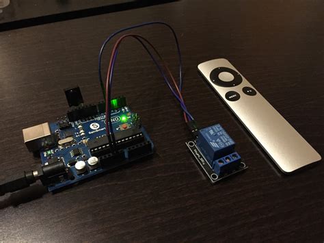 230v Relais Schalten Mit Arduino Und Apple Remote Direcs