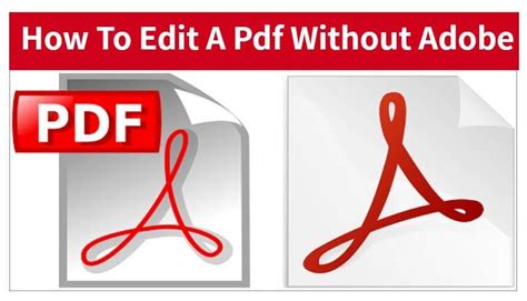 Edit PDFs Without Adobe Free Online Tools More Easy Guide