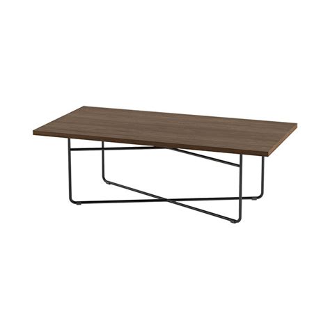 Rectangular Rod Base Coffee Table Workplace Partners Office