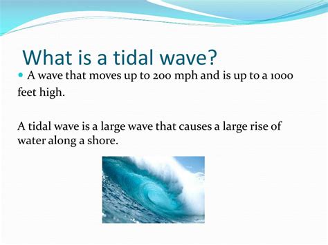 Ppt Flash Floods And T Idal Waves Powerpoint Presentation Free Download Id2802938
