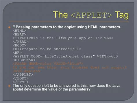 Applet Life Cycle Pptx