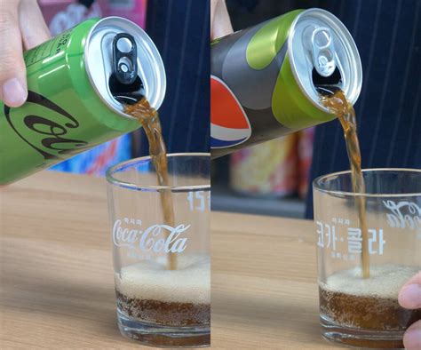 펩시 제로 라임 Vs 코카콜라 제로 라임