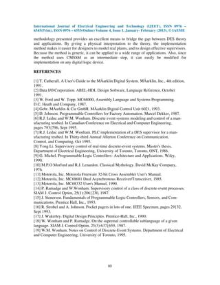 Analysis And Implementation Of Local Modular Supervisory Control For PDF Programming