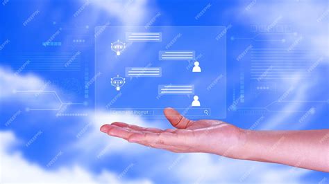 Premium Photo Businessman Using For Digital Chatbot Robot Application Conversation Assistant