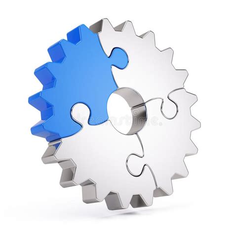 Gear Puzzle Concept 3d Render Sponsored Paid Paid Puzzle