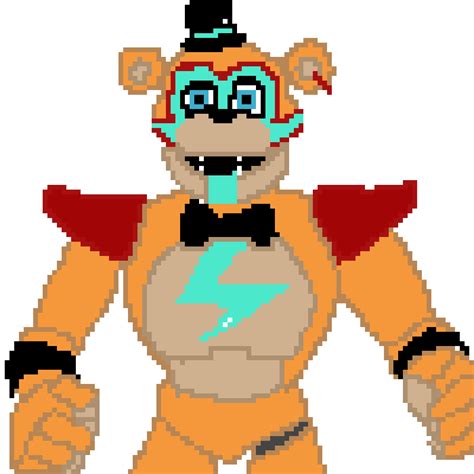 Pixilart Glamrock Freddy By Franciso Soto