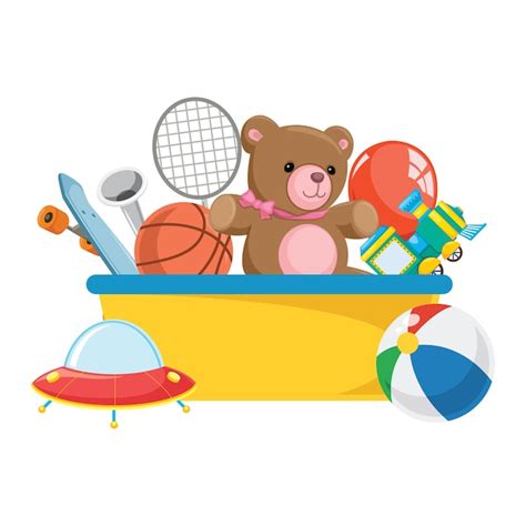 아이 장난감의 벡터 일러스트 레이 션 프리미엄 벡터