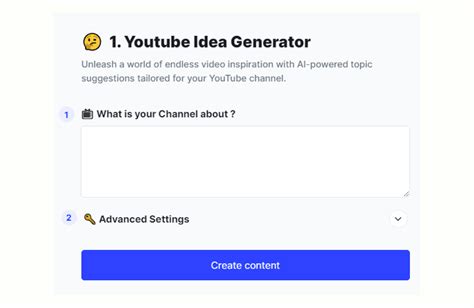 YouTube Idea Generator How To Effectively Use It