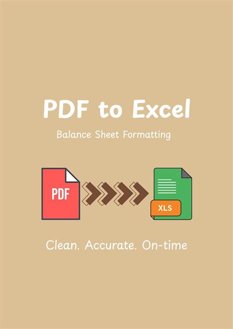 Do Accurate Pdf To Excel Conversion With Clean Formatting By Theint Fiverr