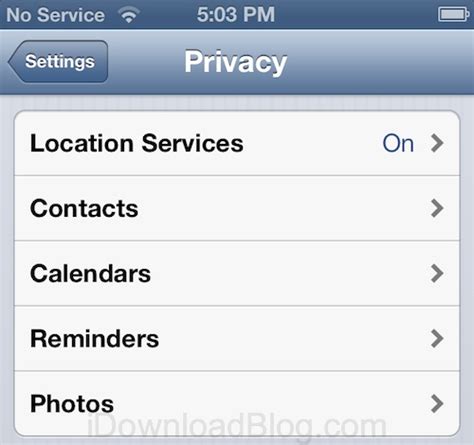 Apple Adds New Privacy Settings In IOS 6 IPhone Hacks 1 IPhone IPad IOS Blog