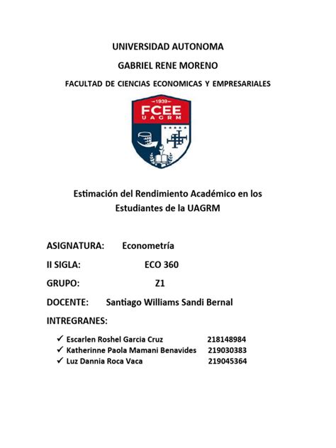 Econometria 2 Trabajo Final Pdf