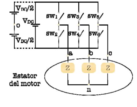 Diagrama Esquematico De Un Inversor Trifásico Download Scientific