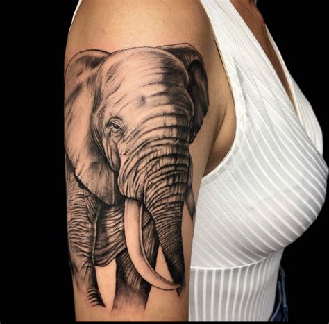 African Elephant Tattoo For Women Symbolism Designs And Meaning