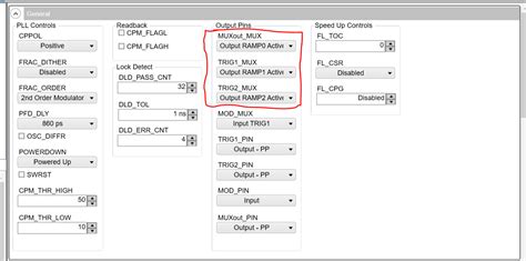 LMX Question About The TRIG MUX TRIG MUX MUXout MUX Selection Clock Timing Forum