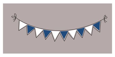 그리스 휴일 인사말 카드입니다 흰색과 파란색 삼각형 깃발의 그리스 화환 장식 화환 세트입니다 낙서 벡터 일러스트 레이 션 0명에 대한 스톡 벡터 아트 및 기타 이미지