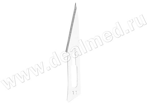 Лезвие хирургическое стерильное однократного применения из углеродистой