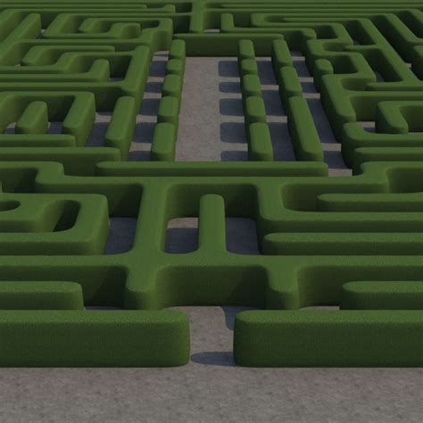 The Shining Hedge Maze High Poly 3d Model 5 Fbx Obj Unknown Stl
