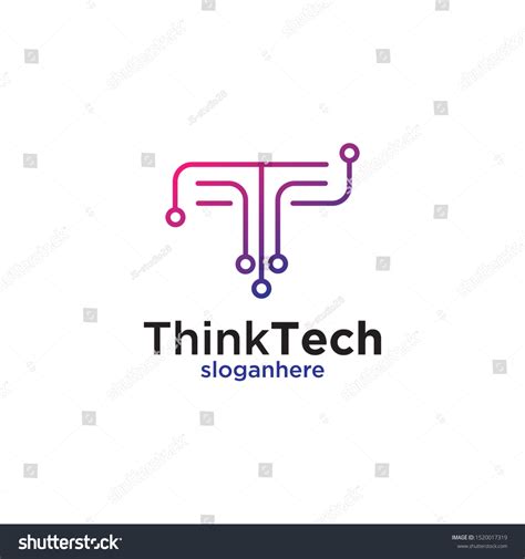 Technology Logo Simple Tech Design Vector Vector Có Sẵn Miễn Phí Bản