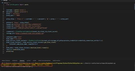 Proxy Can´t Download Azure Blob Using Proxies From Python Stack
