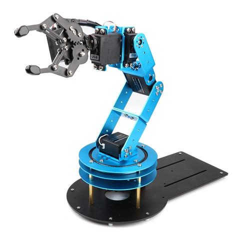 Lobot Learm 6dof Smart Rc Robot Arm Kit Open Source With Servos For Stm3251 Single Chipnano