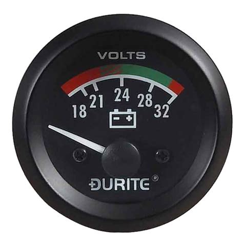 0 523 72 Durite 24vdc Battery Meter Discharge Indicator