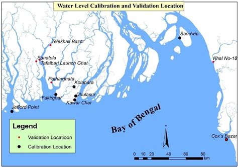 Hydrodynamic Model Calibration And Validation Locations Calibration And Download Scientific