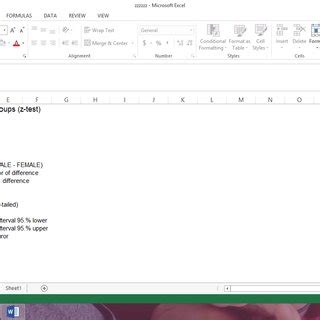 This Shows The Result After I Use Z Test Download Scientific Diagram