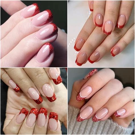 20 Glitter French Tip Nails The Best Manicure Design Ideas