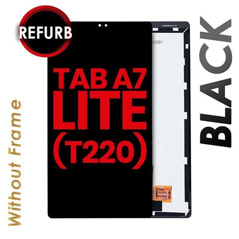 LCD ASSEMBLY WITHOUT FRAME FOR SAMSUNG TAB A LITE BLACK XCELLPARTS