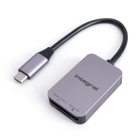 In Memory Card Reader Type A Cable With Type C Adapter