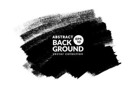 배경에 대 한 벡터 손 큰 그려진된 브러시 스트로크 얼룩 단색 디자인 요소 하나의 색상 단색 예술적 손으로 그린 배경 프리미엄 벡터