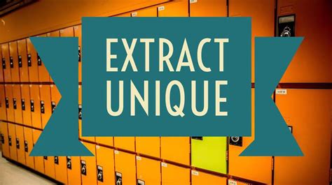 Extract Uniques Excel Tips Mrexcel Publishing