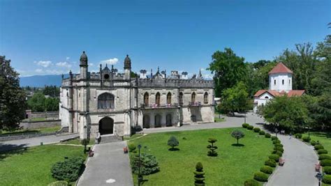 პარკი და დადიანების სასახლე Stockfootage