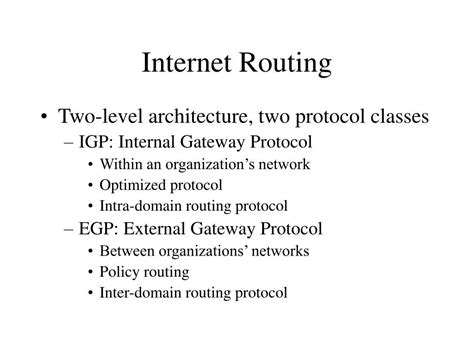 PPT Inter Domain Routing PowerPoint Presentation Free Download ID