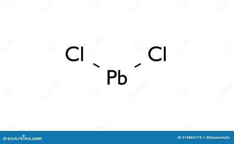 Lead Ii Chloride Molecule Molecular Structures Metal Halides 3d