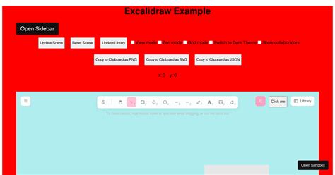 Excalidraw Forked Codesandbox