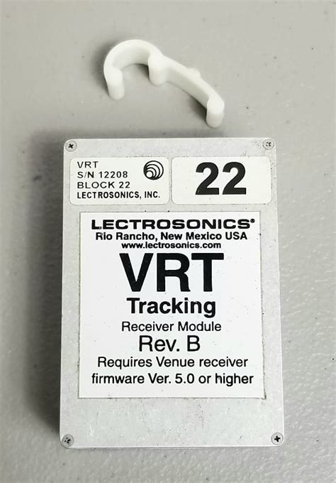 Lectrosonics Vrt Block 22 Rev B Tracking Receiver Module For Reverb