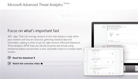 Microsoft Advanced Threat Analytics