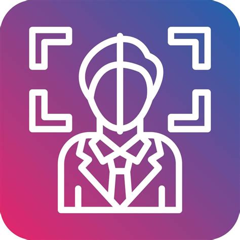 Face Scan Vector Icon Design 22744491 Vector Art At Vecteezy