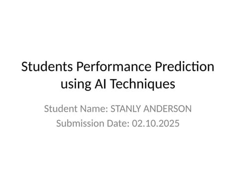 Studentperformanceanalysis Pptx