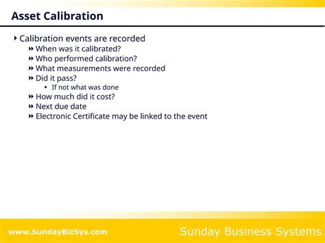 Managing Assets For Iso 9001 Compliance Calibration And Preventive