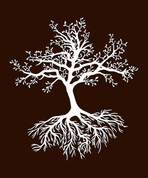 Premium Vector Tree Vector With Cluster Roots Design
