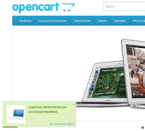 OpenCart Recently Purchased Popup Alert