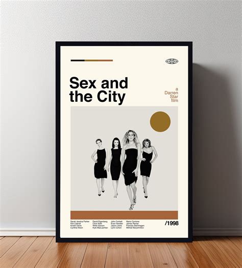 Sex And The City Poster Sex And The City Print Theater Room Etsy