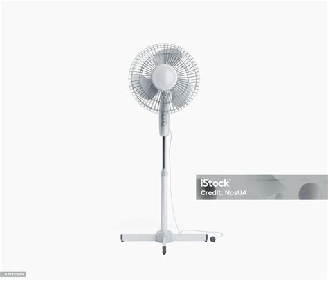 흰색 배경에 흰색 선풍기 3d 렌더링 3차원 형태에 대한 스톡 사진 및 기타 이미지 3차원 형태 건강관리와 의술 그림자 Istock