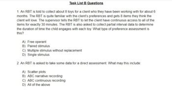 RBT Mock Exam With Explanation Guide Questions Per Mock Exam
