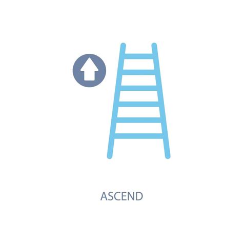 Ascend Concept Line Icon Simple Element Illustration Ascend Concept