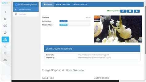 servidor de streaming de vídeo nginx gratuito media control panel